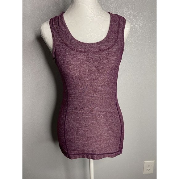 lululemon athletica | Tops | Lululemon Dash Ruffle Back Scoop Tank Top ...